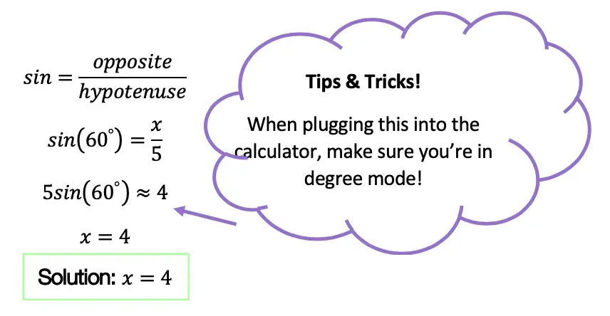 How to use SOH CAH TOA: Geometry - Math Lessons