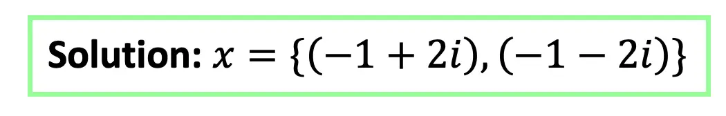 Quadratic Equations with Two Imaginary Solutions - Math Lessons