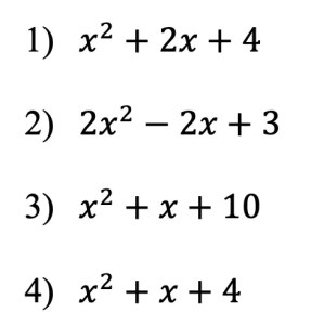 Quadratic Equations with Two Imaginary Solutions - Math Lessons