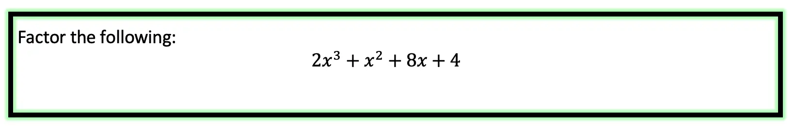 Factor By Grouping Examples: Algebra - Math Lessons