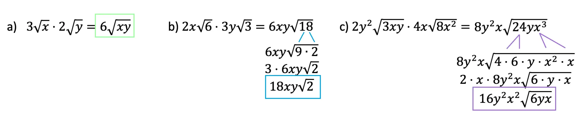 Multiplying Radicals Expression - Math Lessons