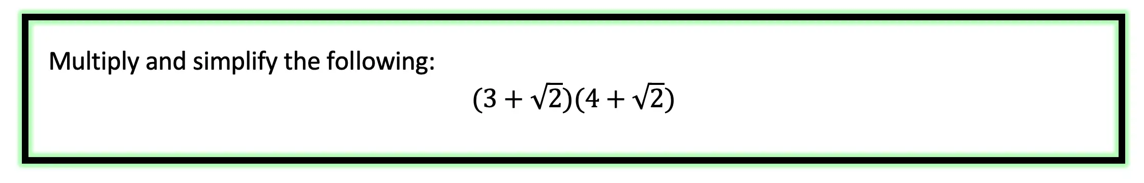 Multiplying Radicals Expression - Math Lessons