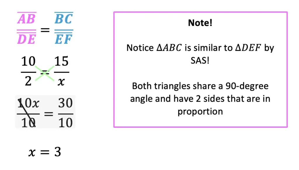 Similar Triangles: AA, SSS, & SAS - Math Lessons