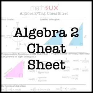 Algebra 2/Trigonometry - Math Lessons
