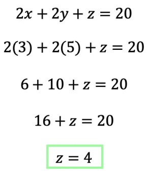 3 Equations 3 Unknown - Math Lessons