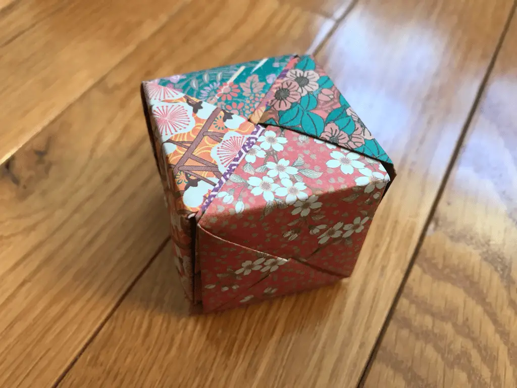 How to Make a Paper Cube Using Origami - Math Lessons