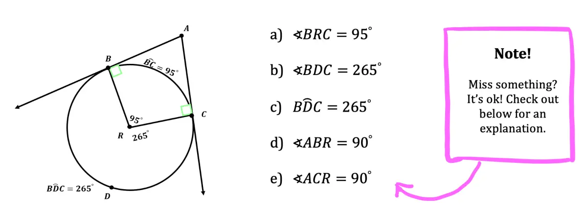 Circle Theorems - Math Lessons