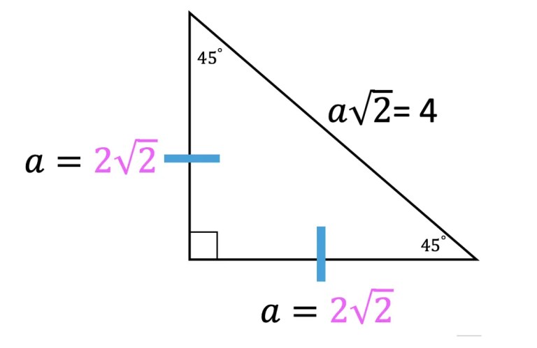 45 45 90 Triangle - Math Lessons