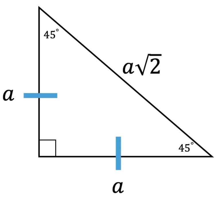 45 45 90 Triangle - Math Lessons